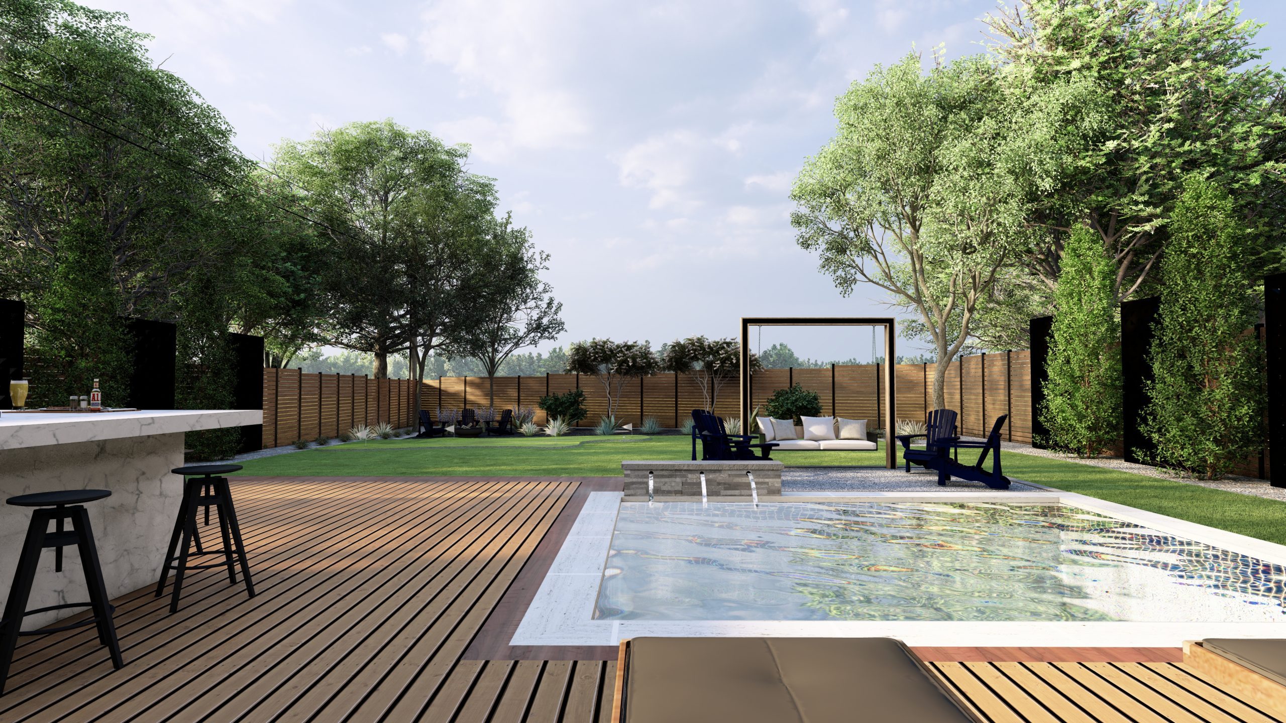 The Sullivan Project - Modern Outdoor Luxury Landscape Design