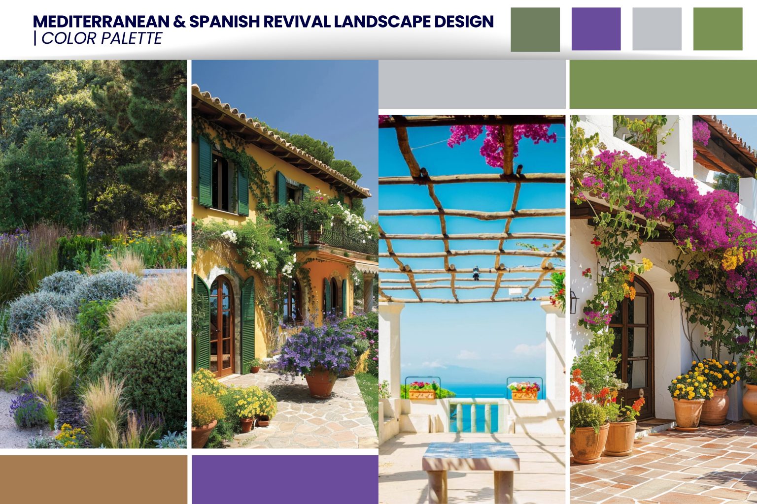 Mediterranean & Spanish Revival Landscape Design Guide